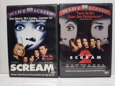 Scream 1 & 2 Lot Bundle DVDs Widescreen | eBay