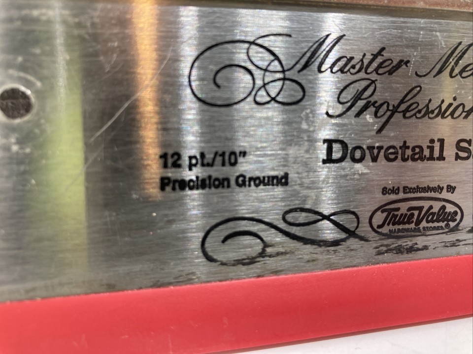 True Value Master Mechanic Dovetail Saw 12 Point 10"* | eBay