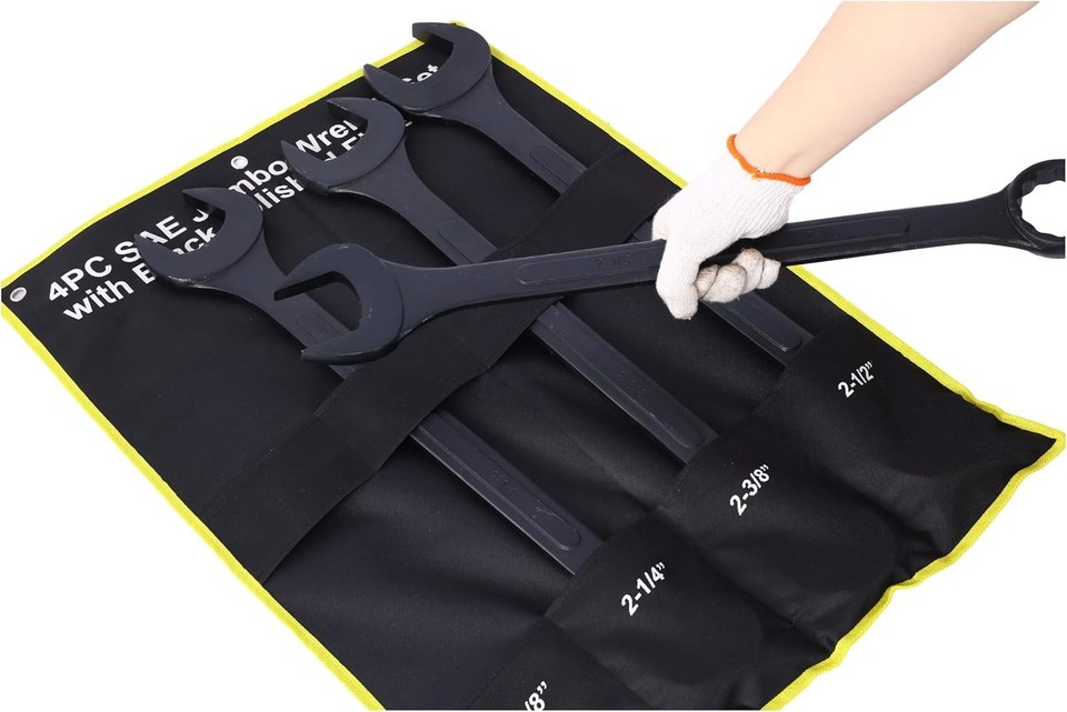 11PC Jumbo Combination Wrench Set Metric 34 to 50mm Extra Large ...
