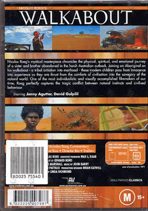WALKABOUT DVD 1971 JENNY AGUTTER DAVID GULPILILI REGION 4 BRAND NEW NOT ...