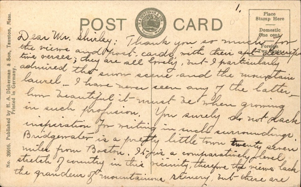 Normal School Bridgewater Massachusetts vintage postcard t367 | eBay