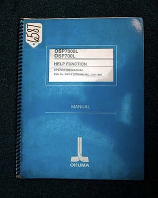 Metal Cutting - Osp7000l Osp700l