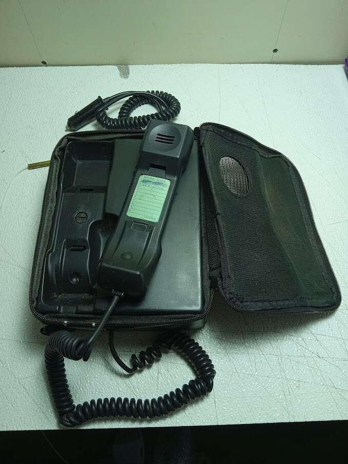 Vintage Antel Car Bag Cellular Phone In Case with Car Adapter -"TESTED ...