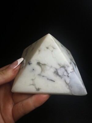 Merlinite/ Dendritic agate Pyramid From Madagascar- Home Décor, Crystal ...