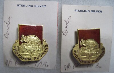 Army DI dui SB ww2 629th TANK DESTROYER BATTALION dondero Pair set CARD ...