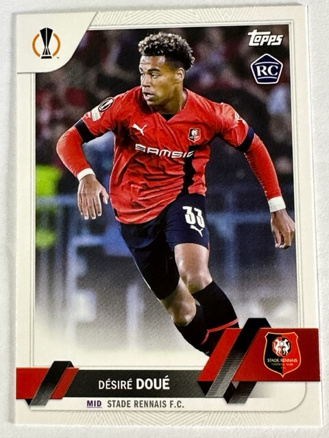 Topps UCC Competition Flagship 2022/23 Stade Rennais Desire Doue RC ...