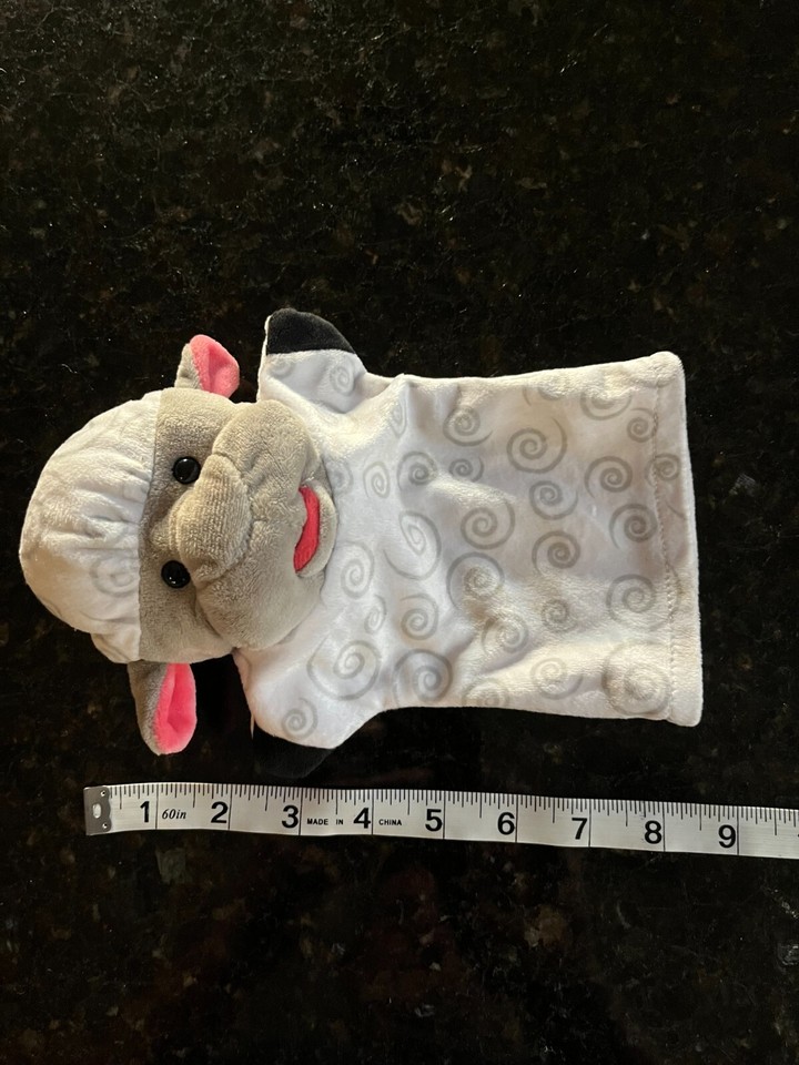 Melissa & Doug Plush Sheep Lamb Hand Puppet Stuffed Animal Farm Friends ...
