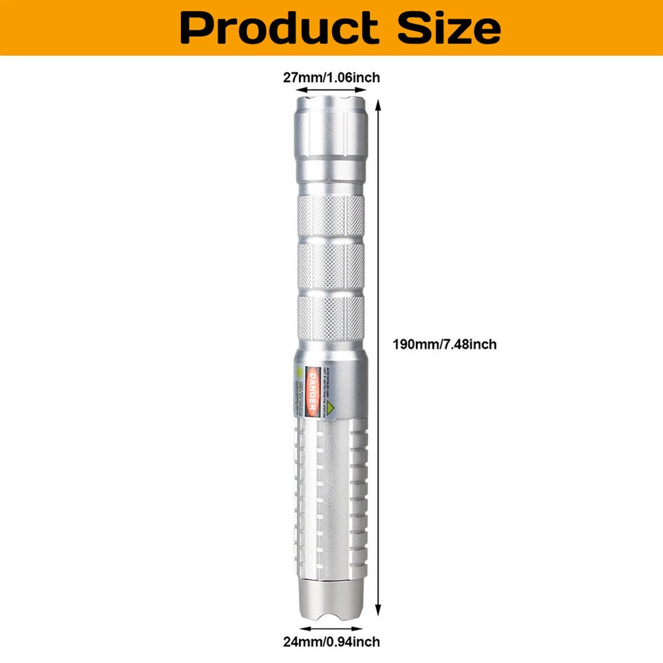 Pro 8000M 591nm Golden Yellow Laser Pointer Wicked Lasers Upgraded with ...