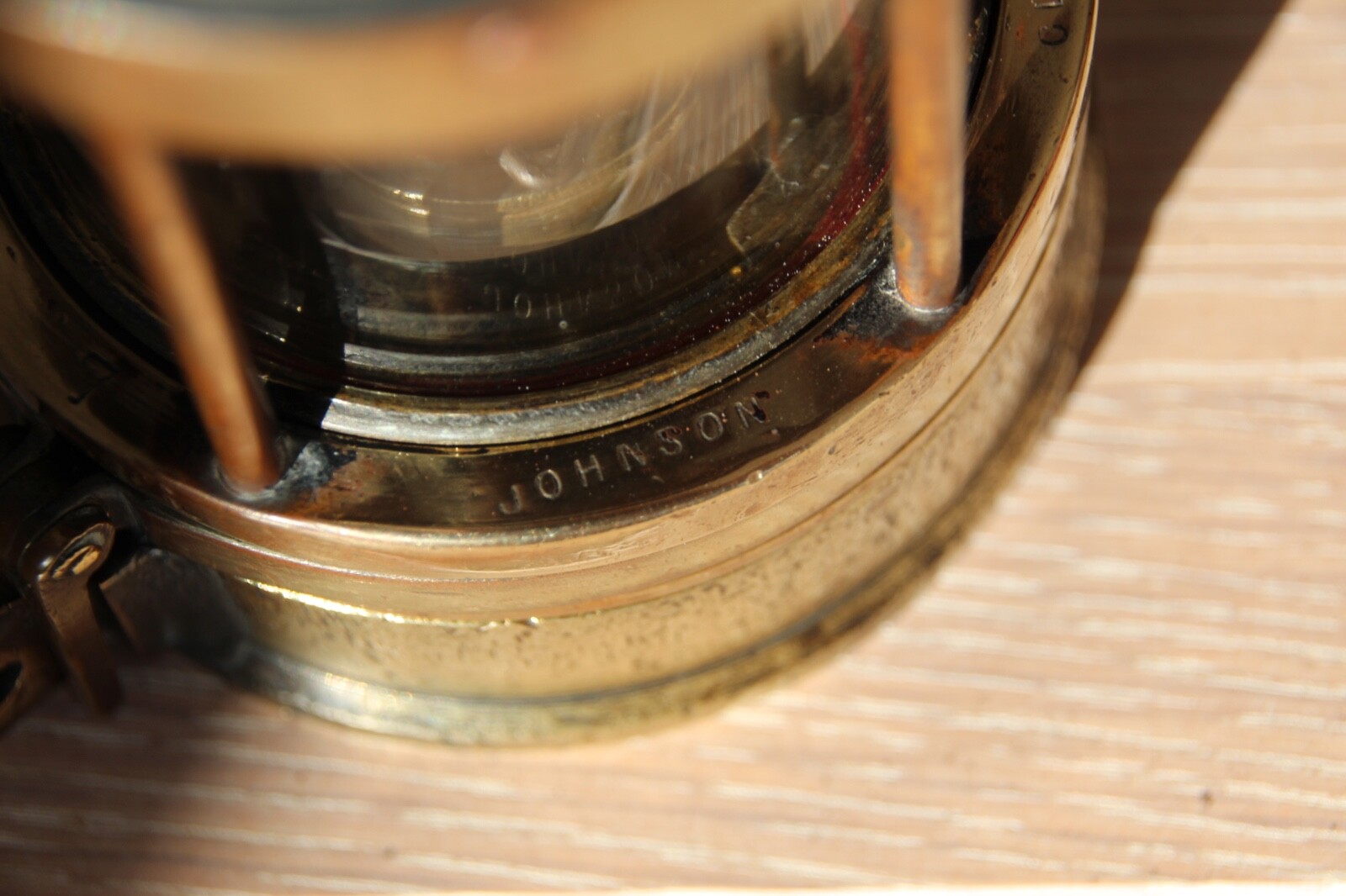 Miner's Davy Lamp manufactured by Richard Johnson, Clapham and Morris ...