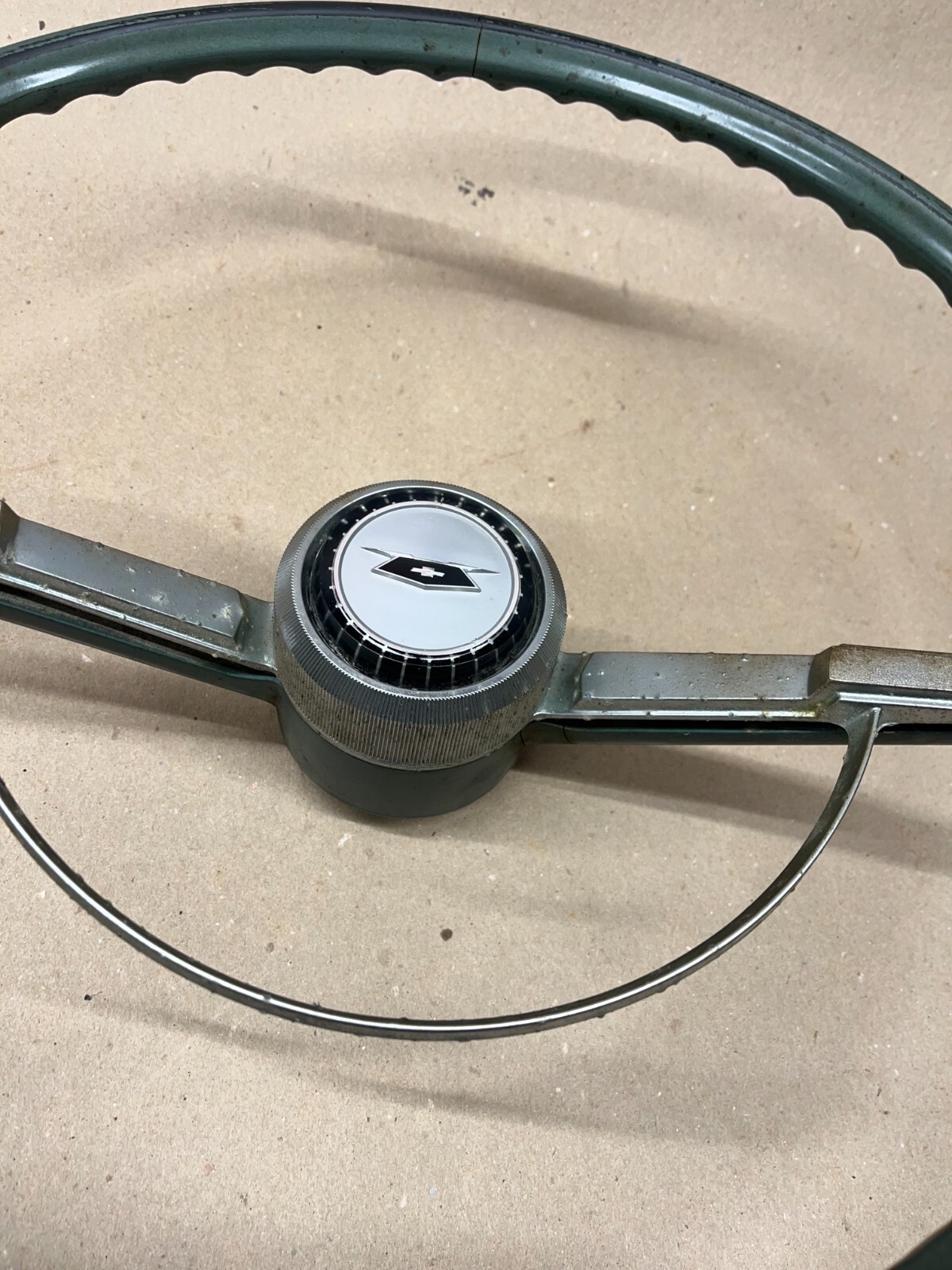 1960 1961 1962 64 IMPALA BEL AIR BISCAYNE PROJECT TSTEER ING WHEEL HORN ...