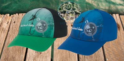 New Salt Life Fishing Men's Skull Hook Line and Sinker Strapback Cap ...