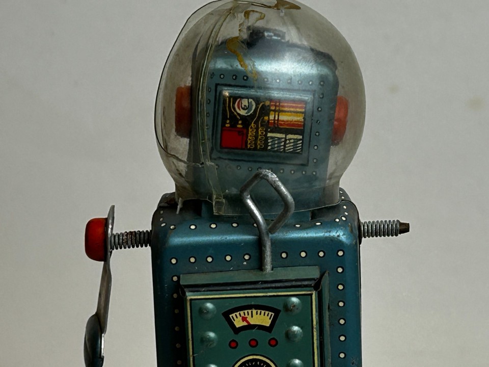 1950's Linemar Battery Operated Easel Robot, Read | eBay