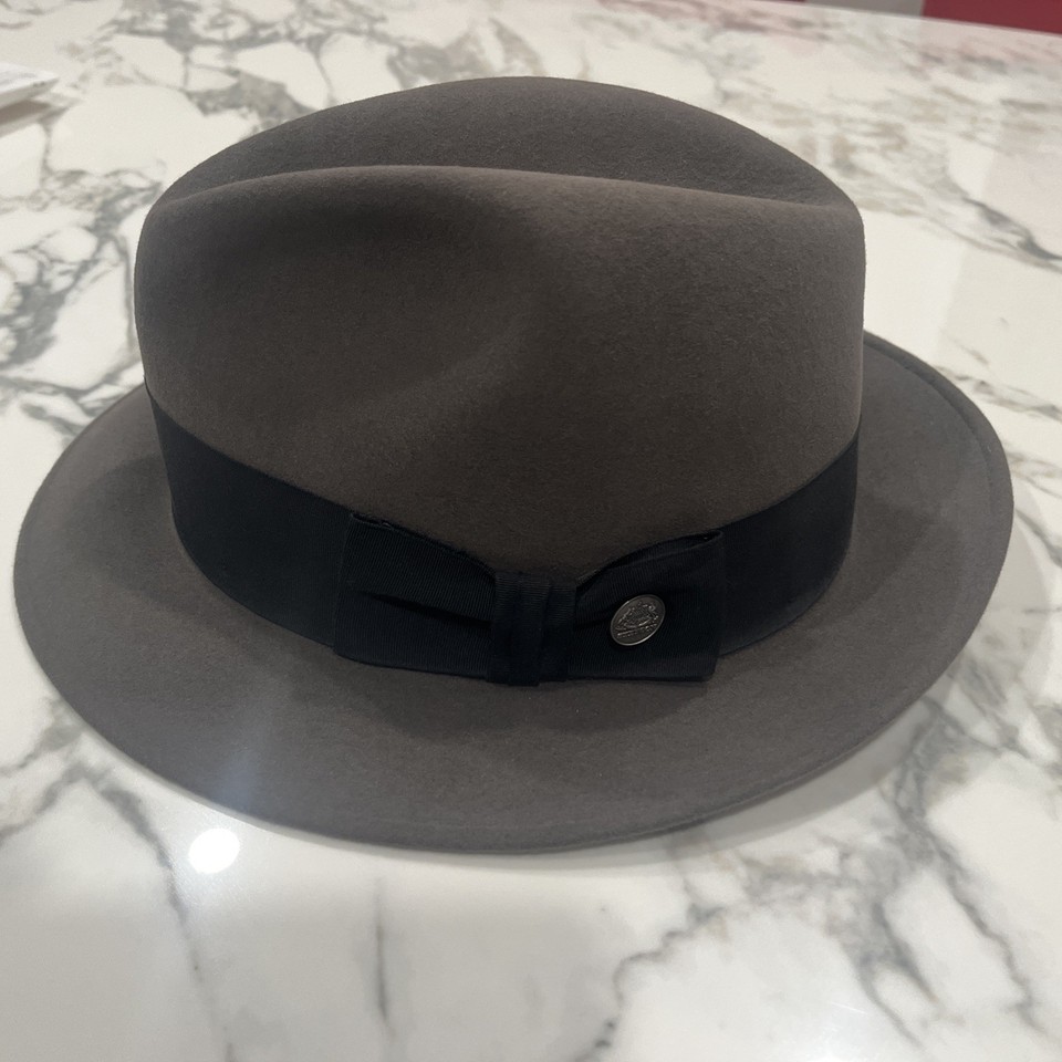 Stetson Men's Saxon Caribou Fedora Hat Size 7 3/8 R | eBay