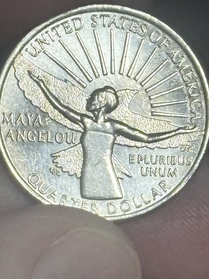 2022 P Maya Angelou Quarter With A Rare Drooling Washington. | eBay