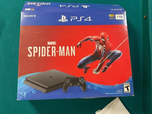 EMPTY BOX ONLY-From Playstation 4-PS4 Slim 1TB Console Spider-Man ...