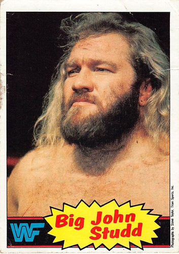1985 Topps WWF - #12 Big John Studd | eBay