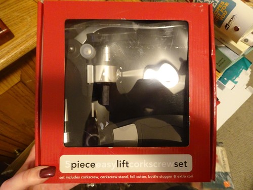 New Bed Bath Beyond 5 PIECE EASY LIFT CORKSCREW SET in Box Good Barware ...