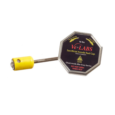 Sacrificial Anode Radiator Cap Stops Electrolysis RC-30 Hexagon VE-LABS ...