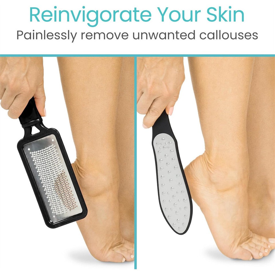 Foot File (3 Pack) - Feet Scraper for Dead Skin - Heel Grater, Callus ...
