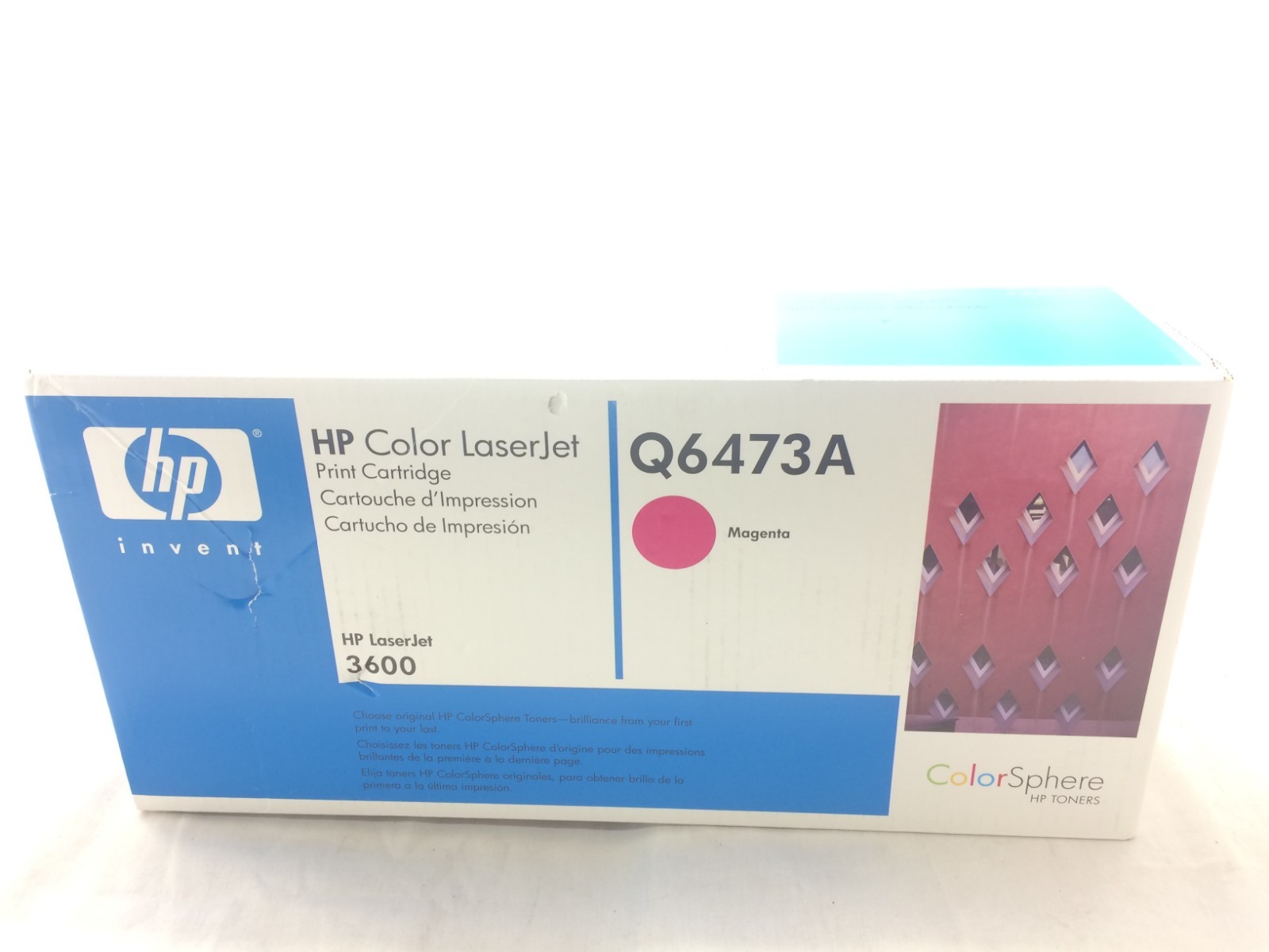 Q6473A Genuine HP Magenta Toner Color LaserJet 3600 | eBay