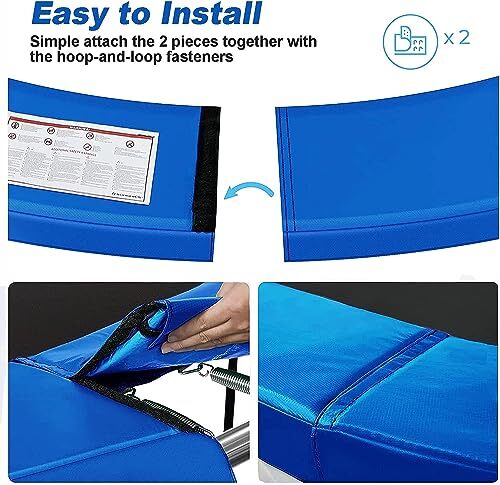 Trampoline Pad, 12 FT 14FT Universal Replacement Trampoline Spring ...