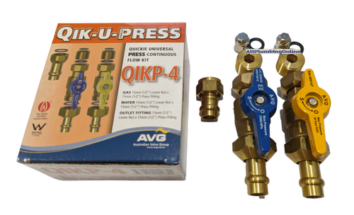 AVG QIKP-4 Quickie Universal Press Continuous Flow Instantaneous Gas ...