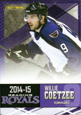 Willie Coetzee 2014-15 Reading Royals | eBay