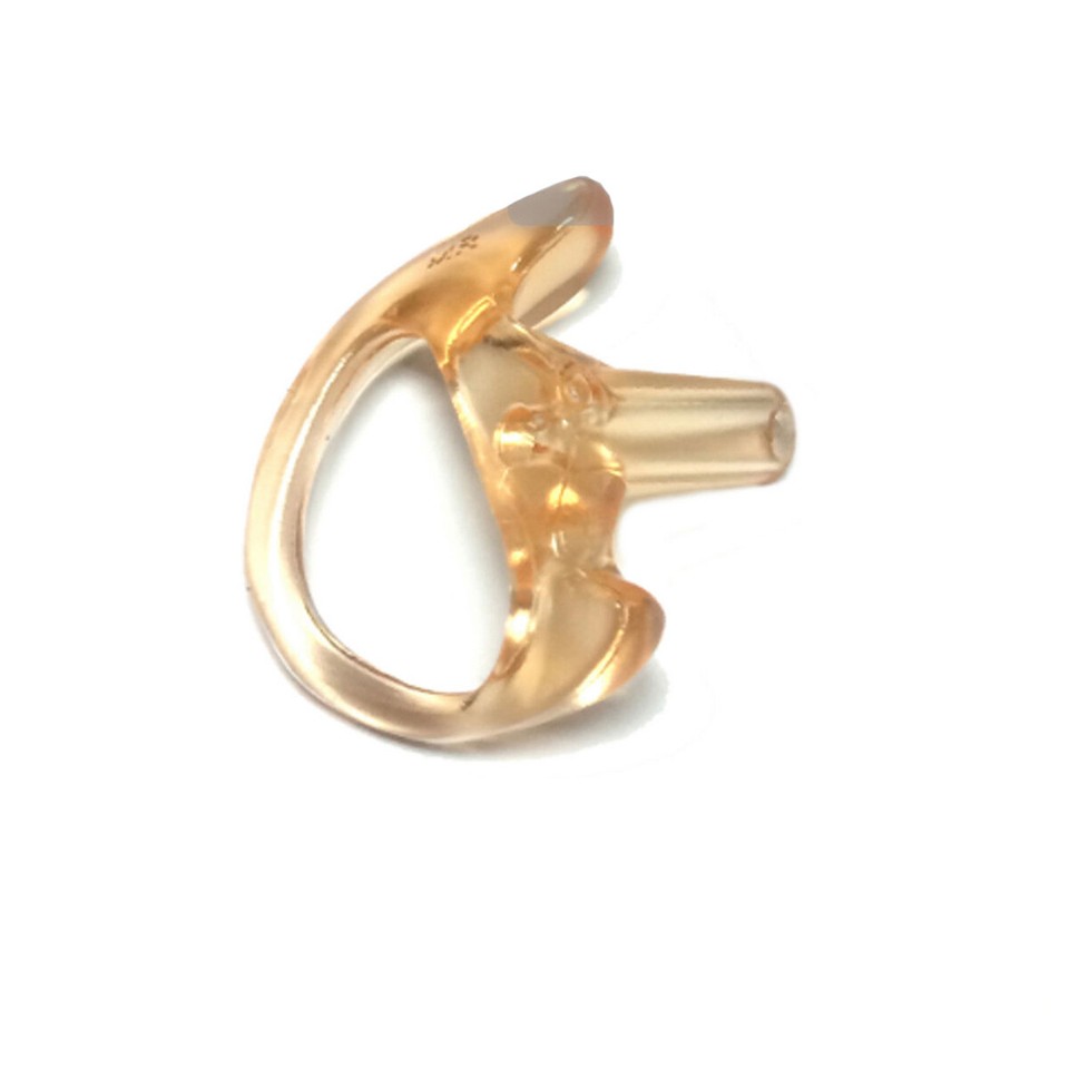 10x RIGHT MEDIUM FLESH FLEXIBLE SEMI CUSTOM EAR MOLD INSERT RUBBER GEL ...