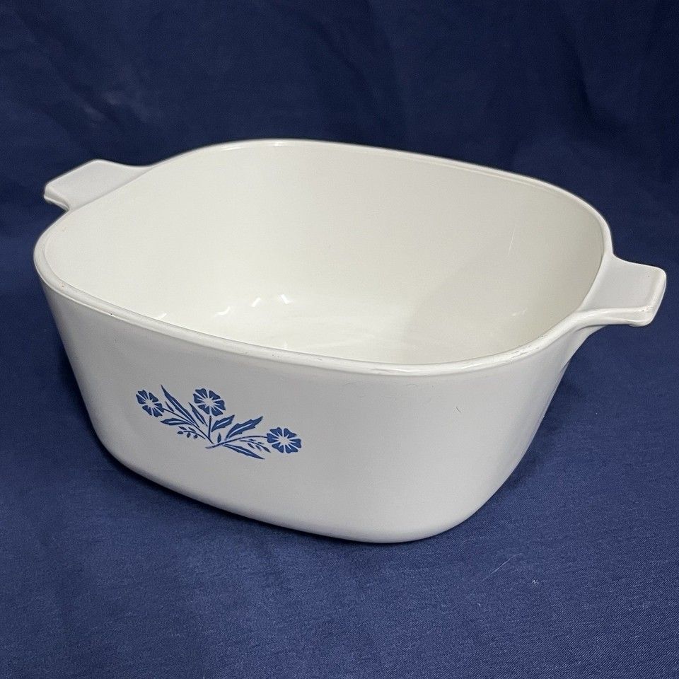 Rare Vintage 1958-59 Corning Ware Blue Flower A 13 w/Lid | eBay
