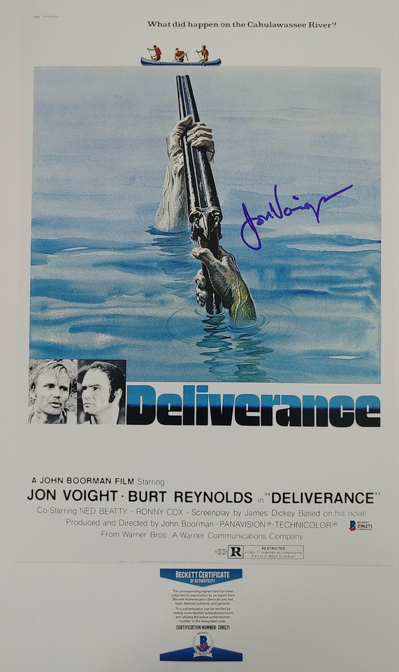 Jon Voight signed 12x18 Deliverance movie photo poster COA exact proof ...