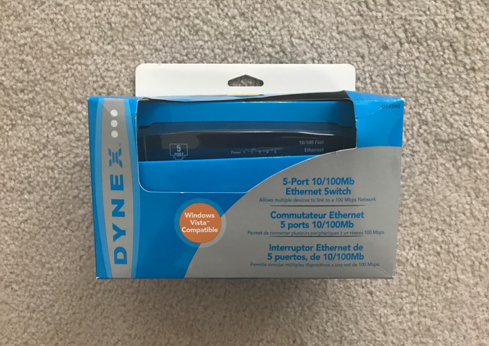 Dynex 5-Port 10/100Mb Ethernet Switch 600603103889| eBay