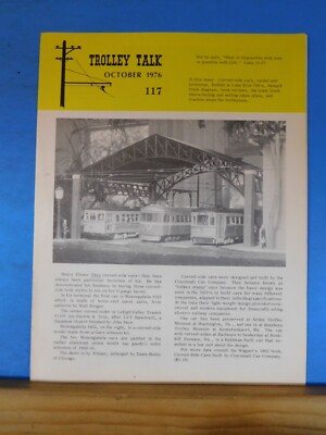 Trolley Talk #117 1976 Oct Curved side cars Buffalo & Lake Erie 700 | eBay