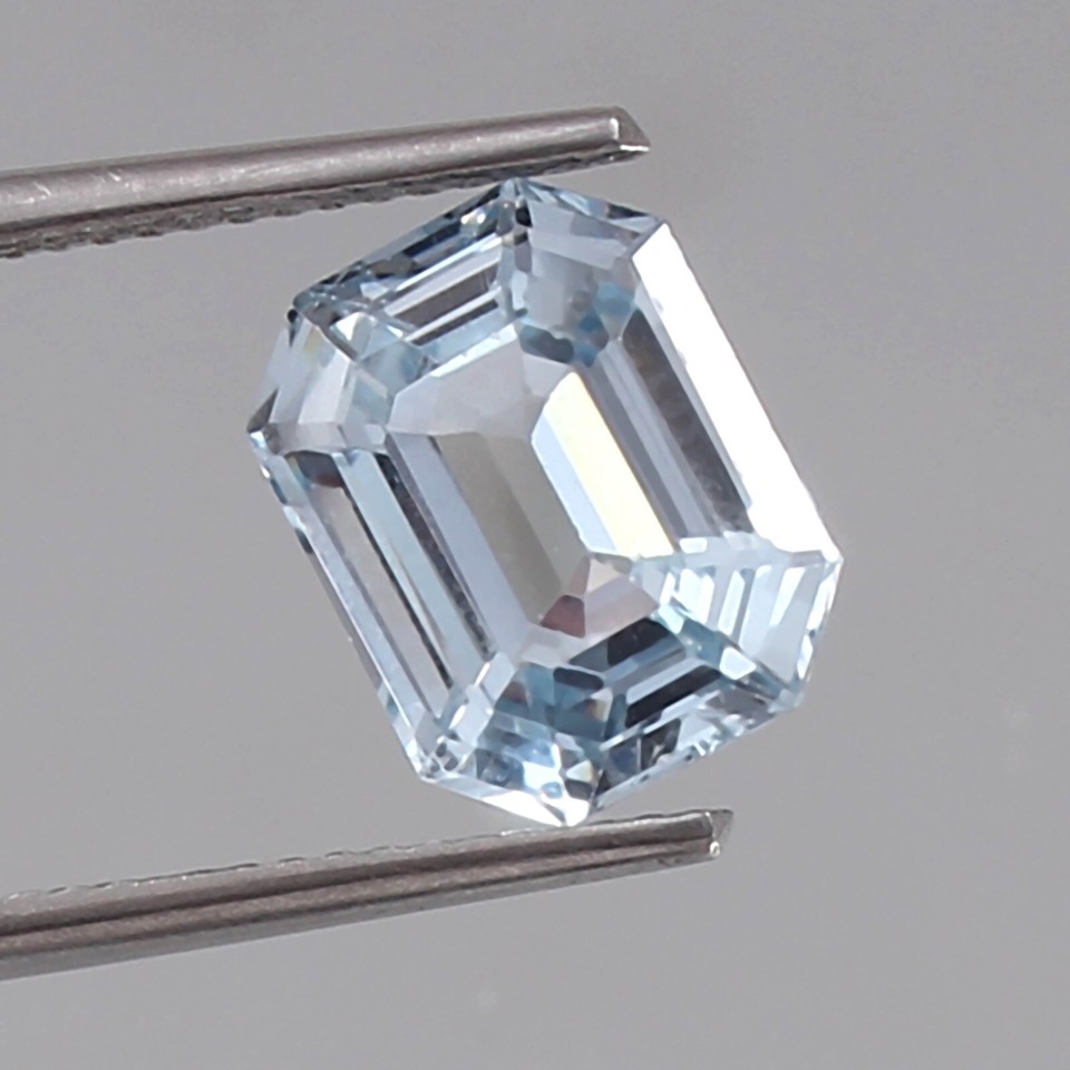 AAA Wonderfull Natural Brazilian Aquamarine Loose Radiant Cut Gemstone ...