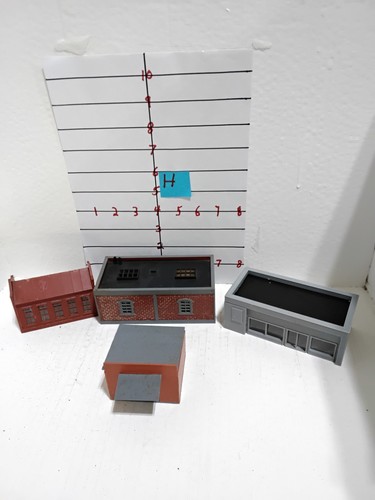 HO SCALE SMALL FACTORY BUILDINGS H 246 | eBay
