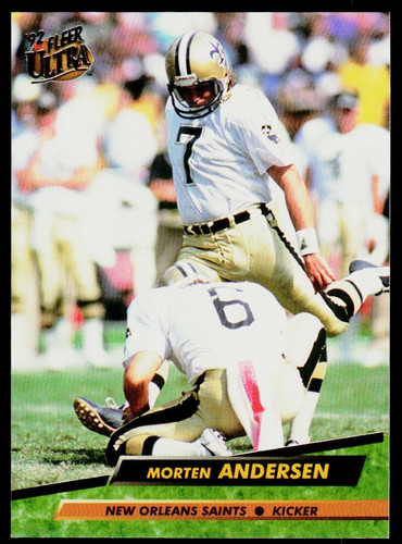 1992 Ultra Football #356 Morten Andersen HOF New Orleans Saints | eBay