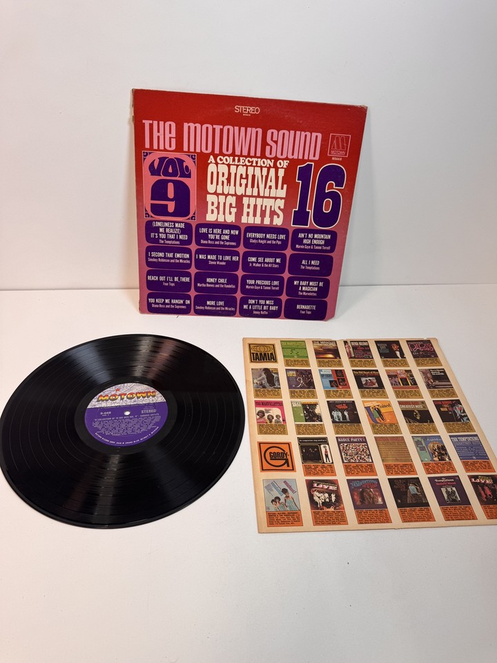 The Motown Sound -A Collection of Original Big Hits Vol. 9 Motown MS668 ...