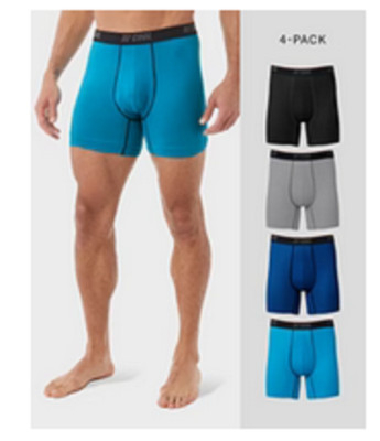 32 Degrees MEN'S COOL ACTIVE BOXER BRIEF (4-Pack) - Large | eBay