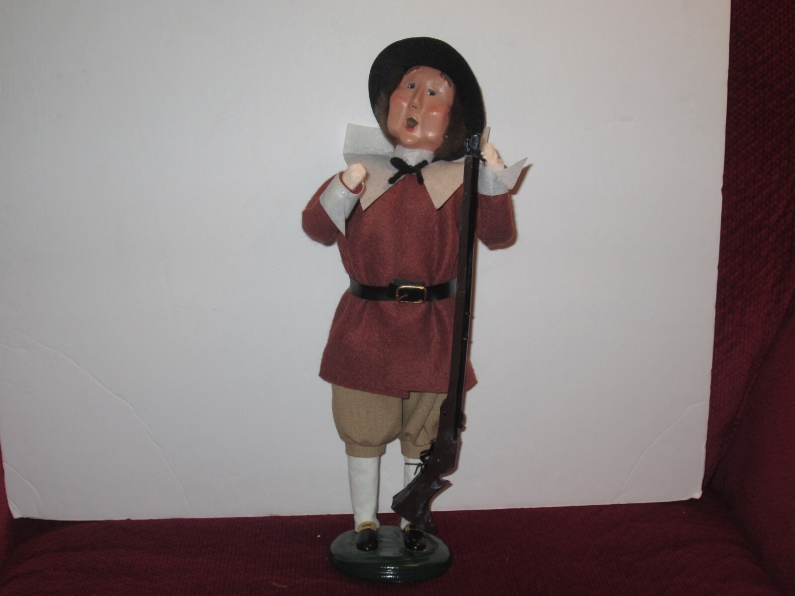 Byers Choice 2008 Pilgrim Man with Hunting Gun | eBay