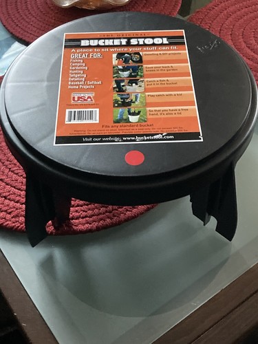 The Official Bucket Stool For Fishing, Yard, Camp, Hunt, DIY, Washing ...