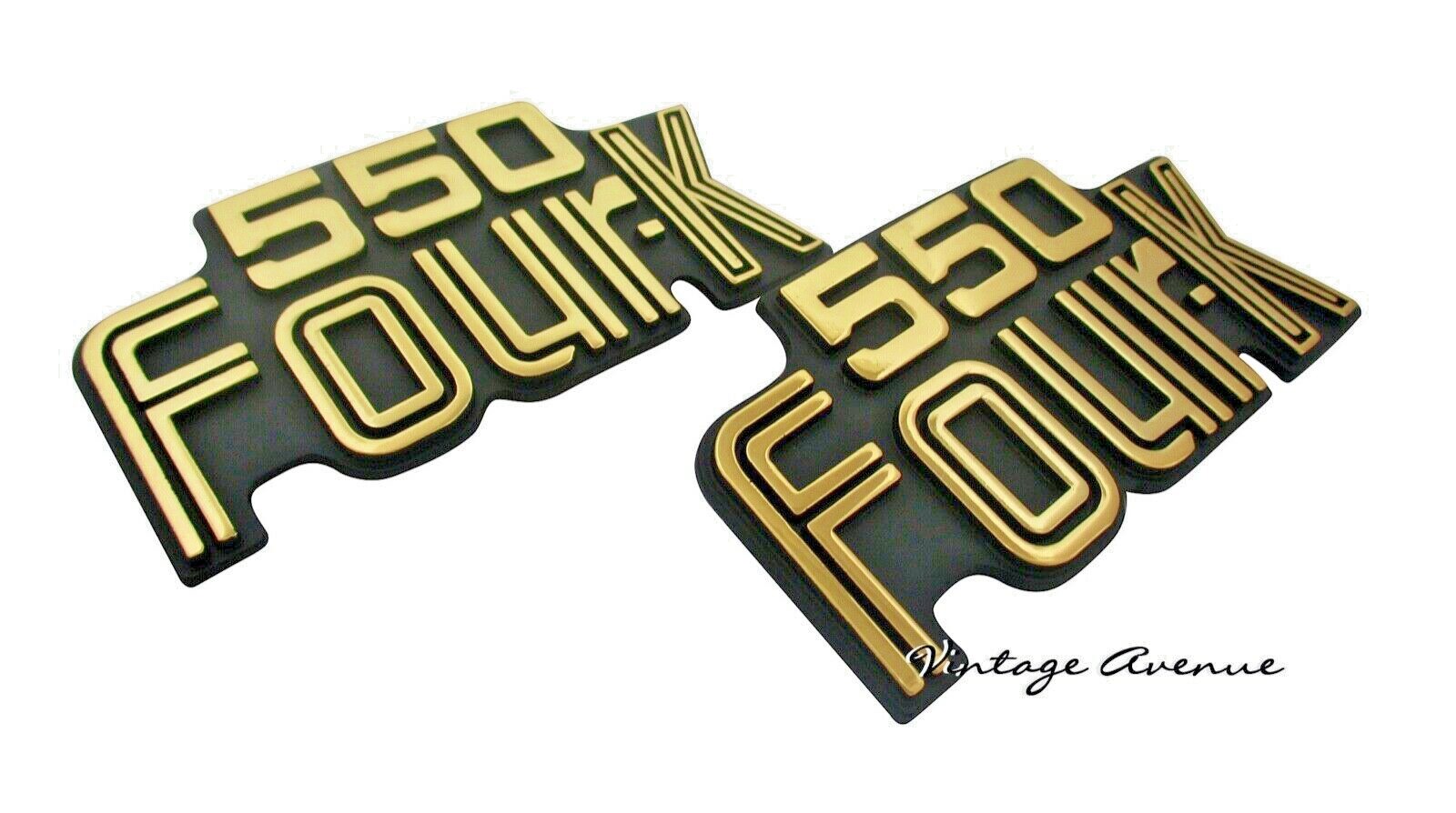 HONDA CB550K FOUR CB550 K3 1977 77 SIDE COVER EMBLEM BADGE LOGO [TW404 ...