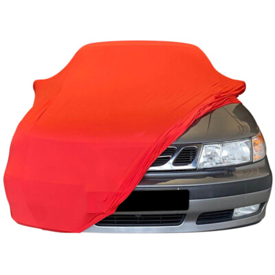Indoor car cover fits Saab 9-5 (2nd gen) bespoke Maranello Red cover ...