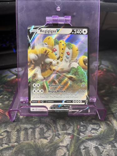 Regigigas V 113/159 Ultra Rare Pokemon Crown Zenith NM | eBay