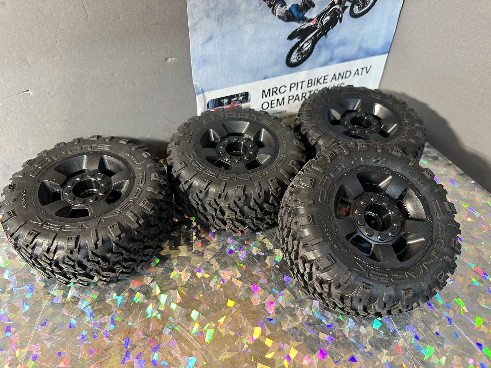 Arrma Big Rock 4x4 223s BLX Tires 14mm Wheels Ragnarok DBoots 1/10 3s ...