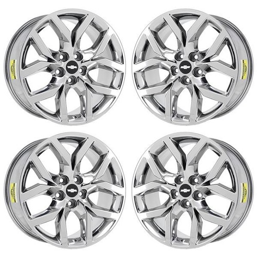 19" CHEVROLET IMPALA PVD BRIGHT CHROME-C WHEELS RIMS FACTORY OEM 5613 ...