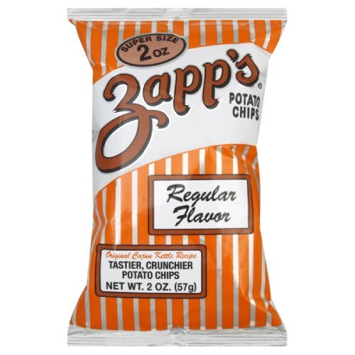 Zapp's Potato Chips Zapps Regular Chips, 2 oz - Case of 25 | eBay