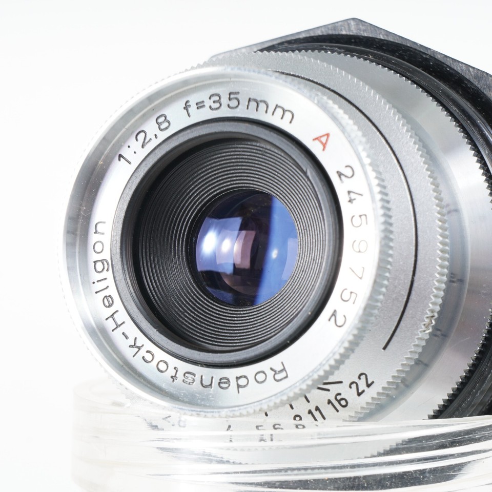 :[MINT - RARE] Rodenstock Heligon A 35mm f/2.8 L39 LTM Leica Screw ...