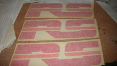 1979 80 81 82 83 1984 MERCURY CAPRI RS FRONT FENDER / HOOD DECAL ...