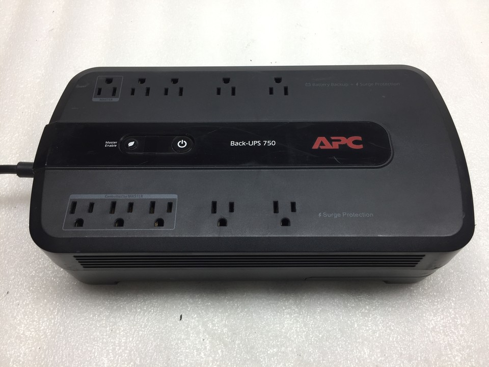 APC Back-UPS ES 750 Battery Backup & Surge Protector BE750G TESTED NO ...