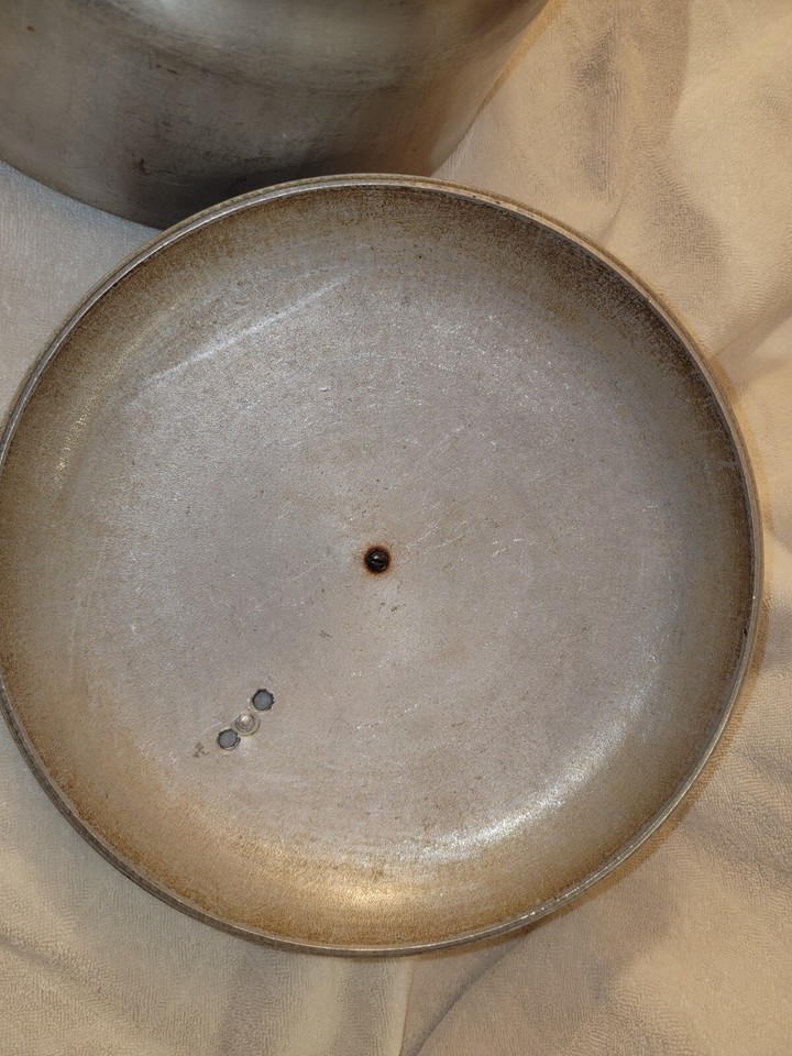 Vtg PAN AMERICAN Burnette Castings Co Aluminum Roaster Dutch Oven With ...