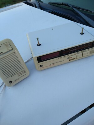 Vintage GE Spacemaker Clock Radio AM/FM w/ Intercom Model 7-4295A | eBay